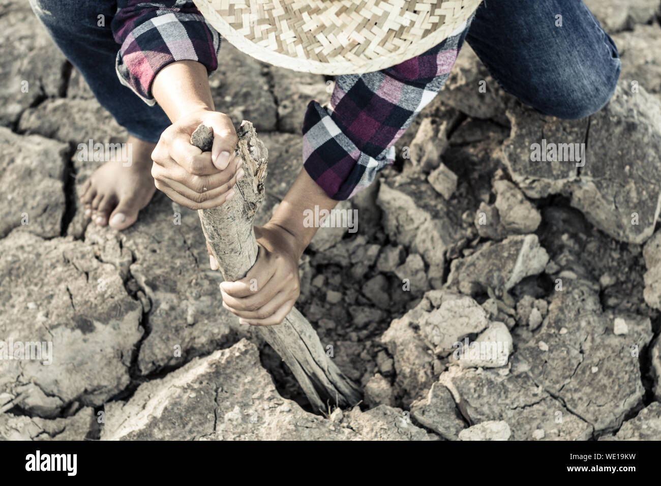 Digging stick hi-res stock photography and images - Alamy