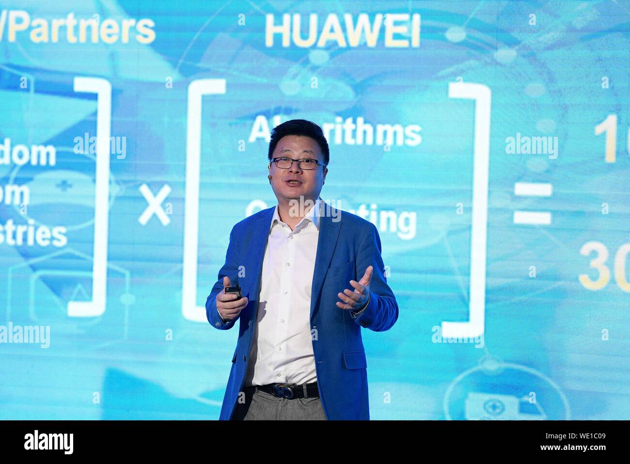 Santiago, Chile. 28th Aug, 2019. President of Huawei Cloud Global ...