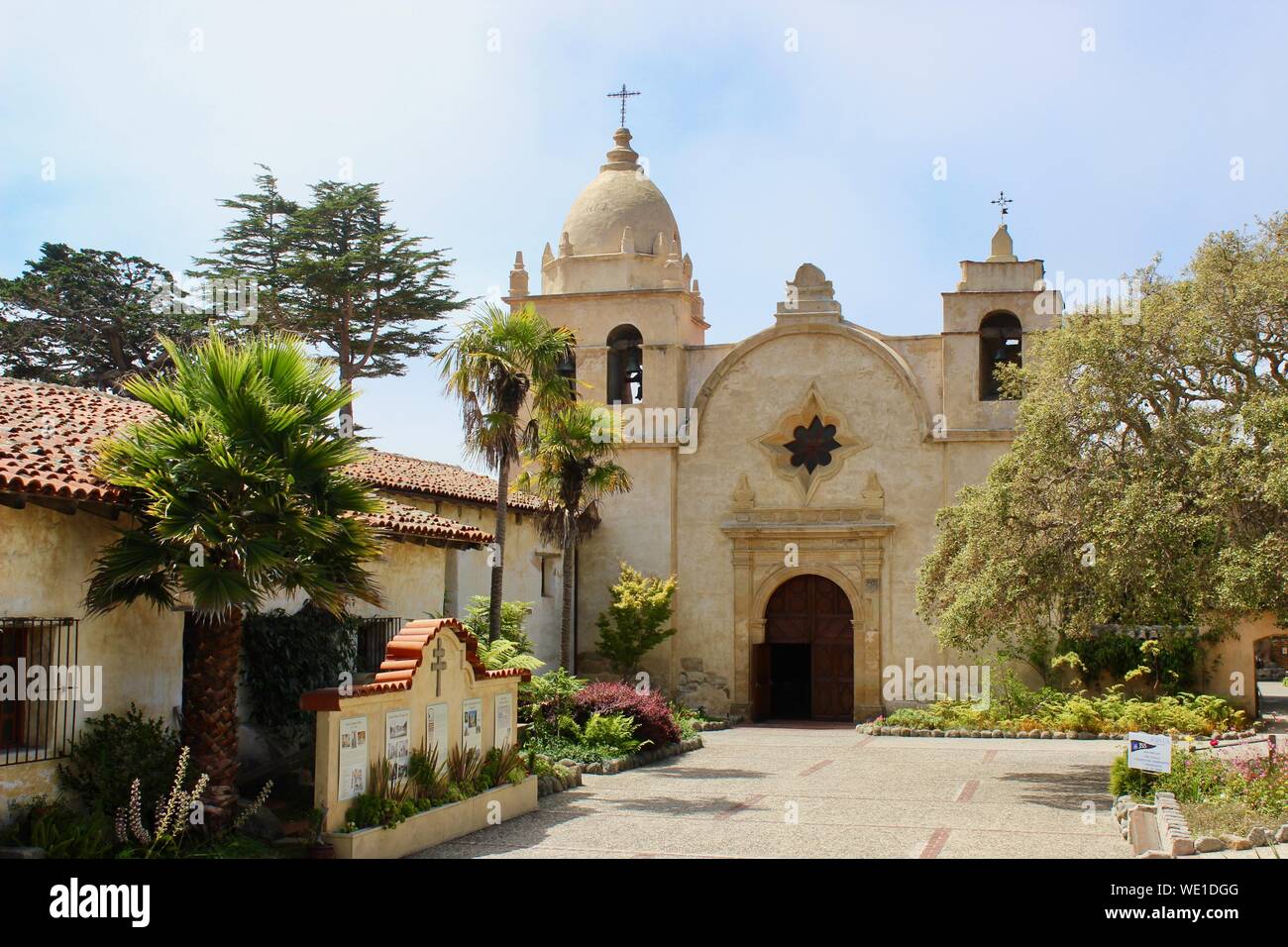 Basilica, Carmel Mission, Carmel, California Stock Photo - Alamy