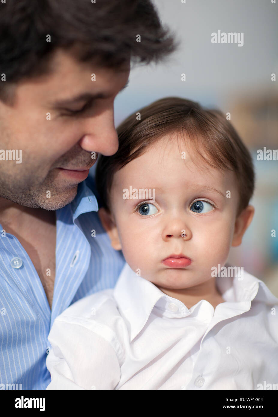 Cute father son hi-res stock photography and images - Alamy