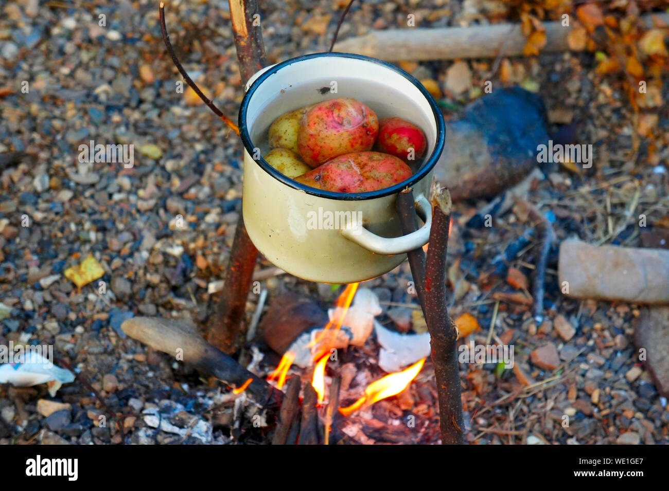 Potato Fire High Resolution Stock Photography and Images - Alamy