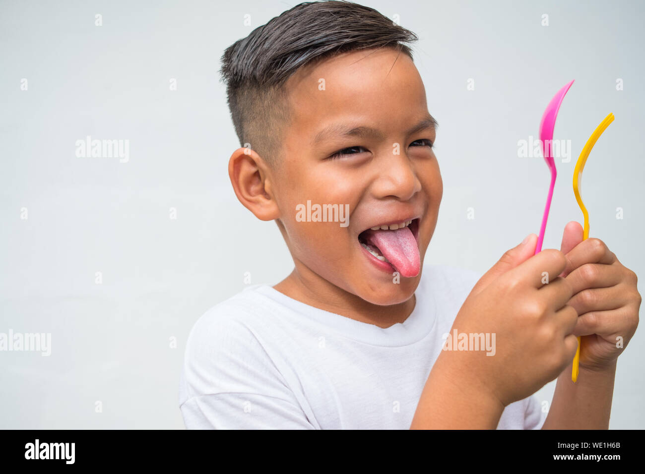 Plastic eating hi-res stock photography and images - Alamy