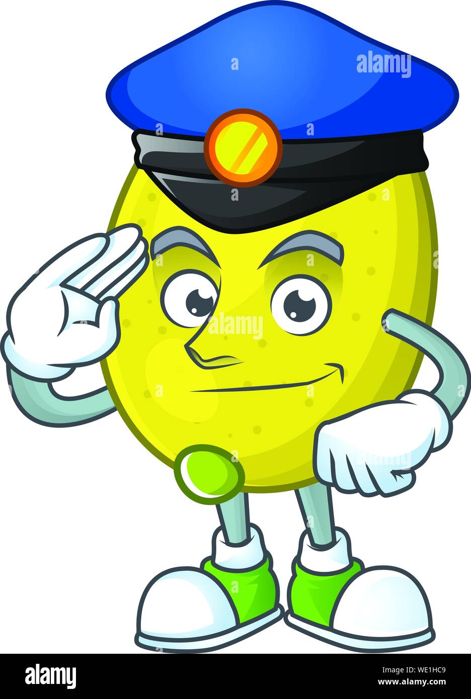 Police lemon cartoon character for recipe food Stock Vector Image & Art ...