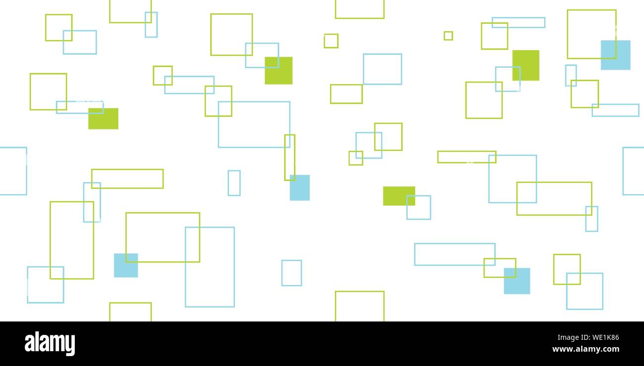 Seamless pattern from colored rectangles and squares. Vector ...