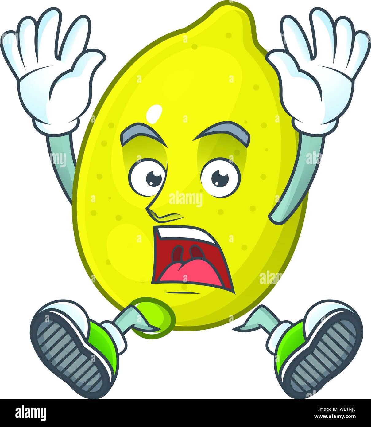 Successful lemon character with design cartoon mascot Stock Vector ...