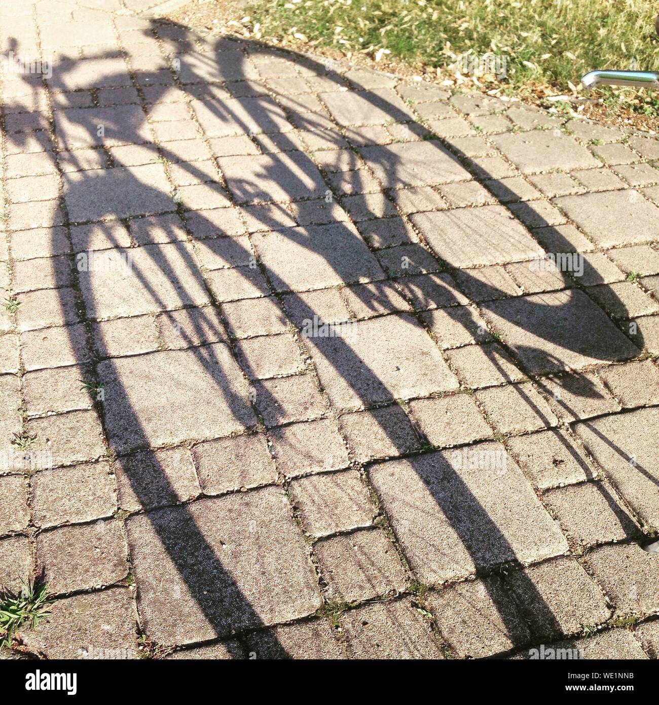 Bicycle and shadow hi-res stock photography and images - Alamy
