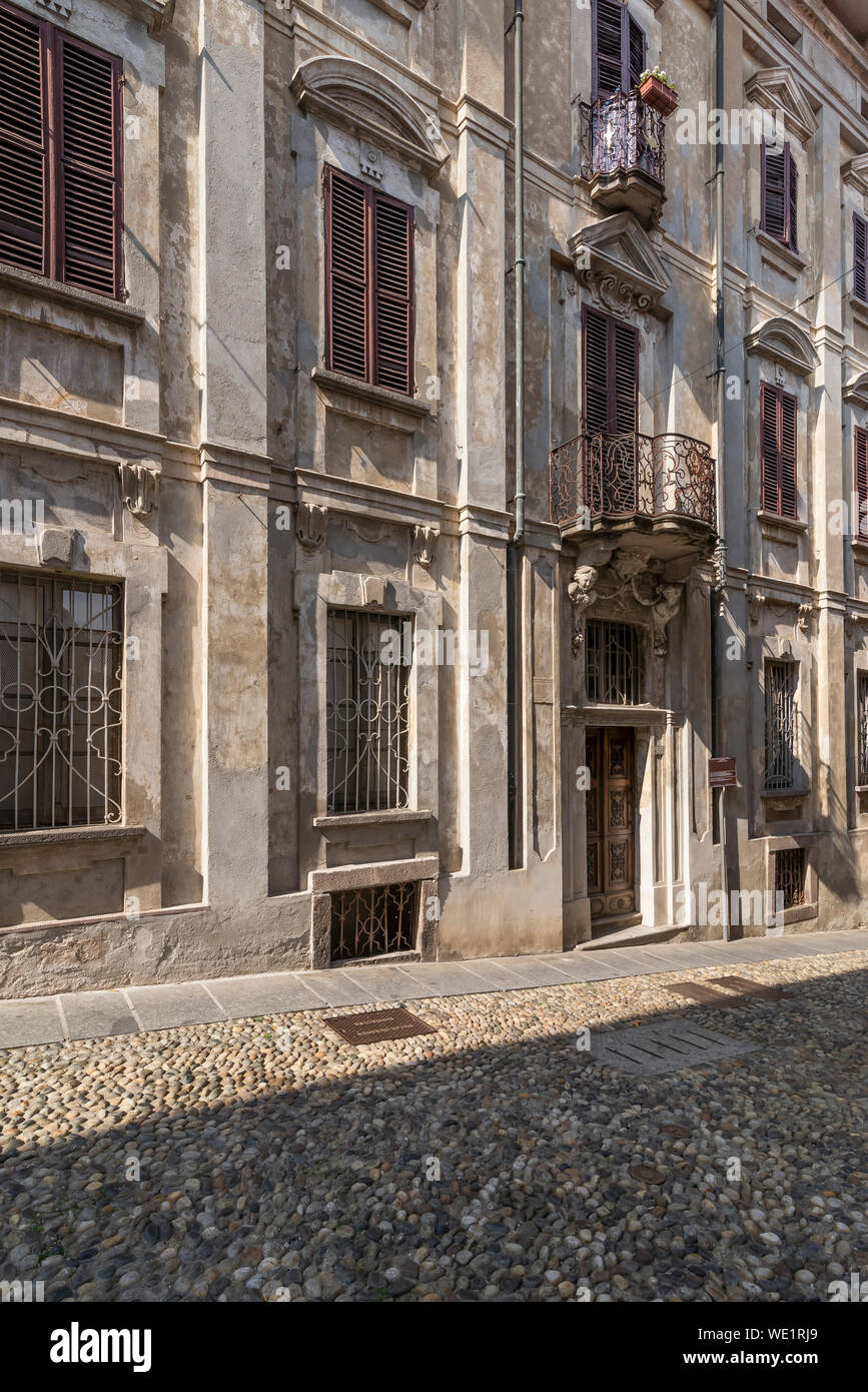 A beautiful medieval building in the historic center of Arona, Novara ...