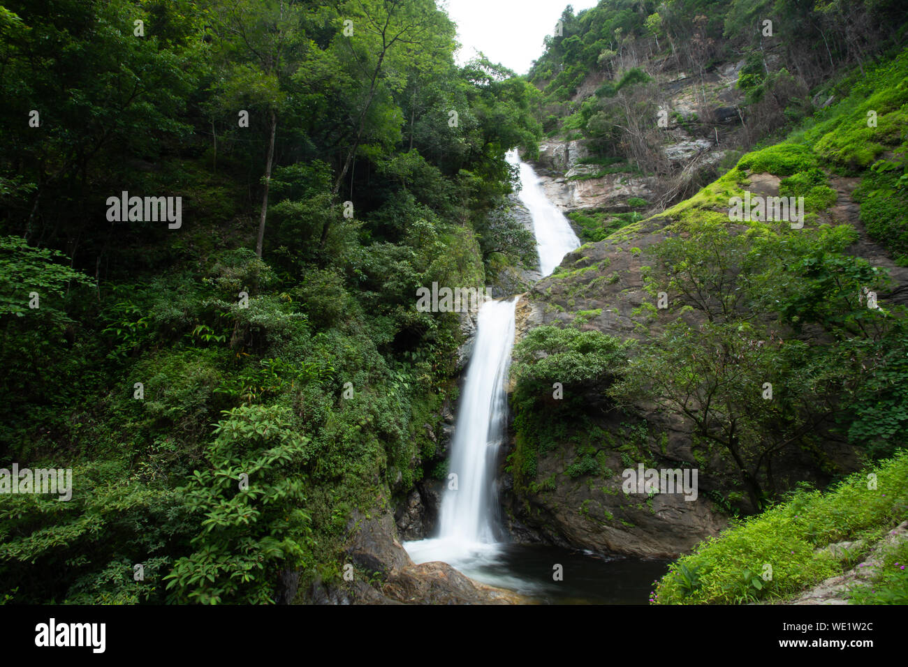 Beautiful waterfall in Doi Inthanon National Park, Thailand Stock Photo ...