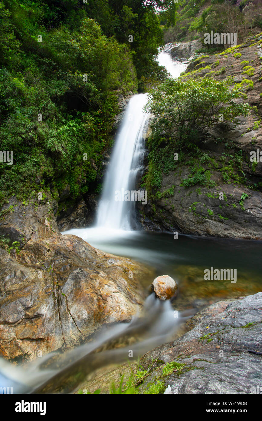 Beautiful waterfall in Doi Inthanon National Park, Thailand Stock Photo ...