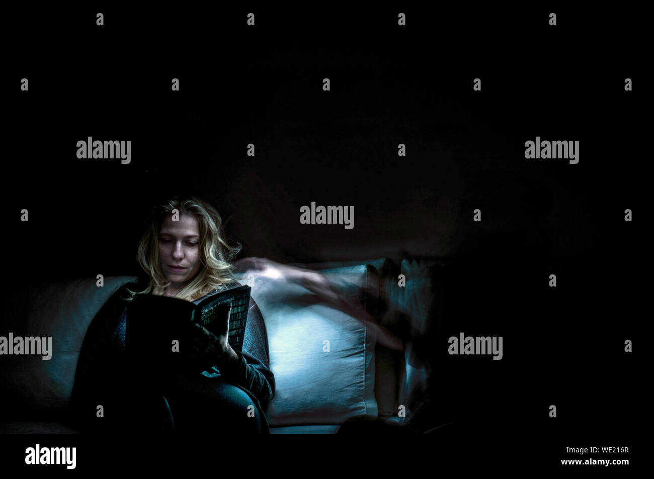 Woman and ghost hi-res stock photography and images - Alamy