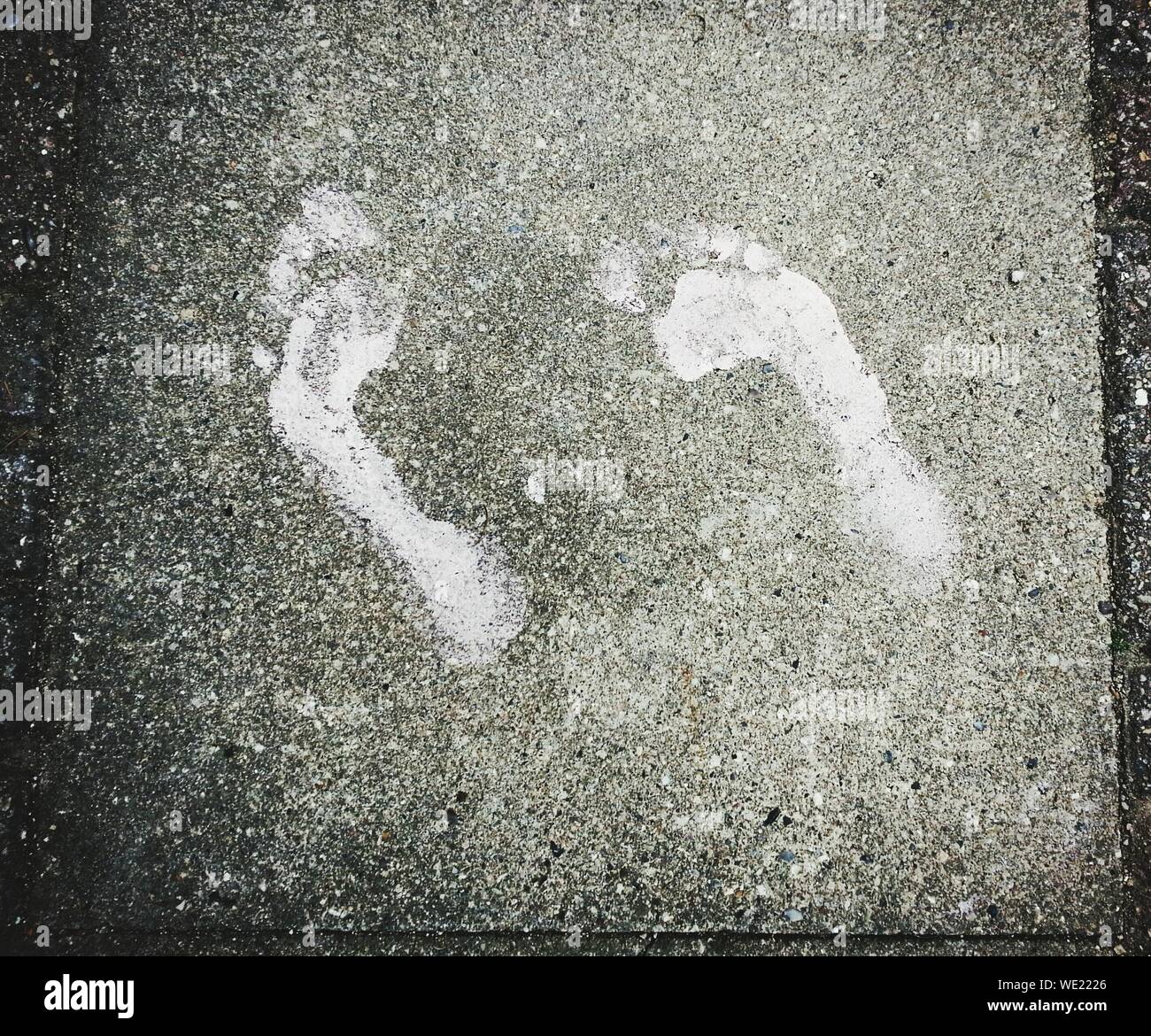 Footprints on the street High Resolution Stock Photography and Images ...