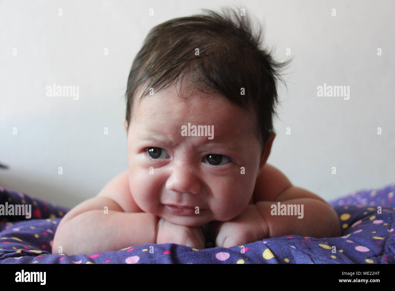 Baby boy crying hi-res stock photography and images - Alamy