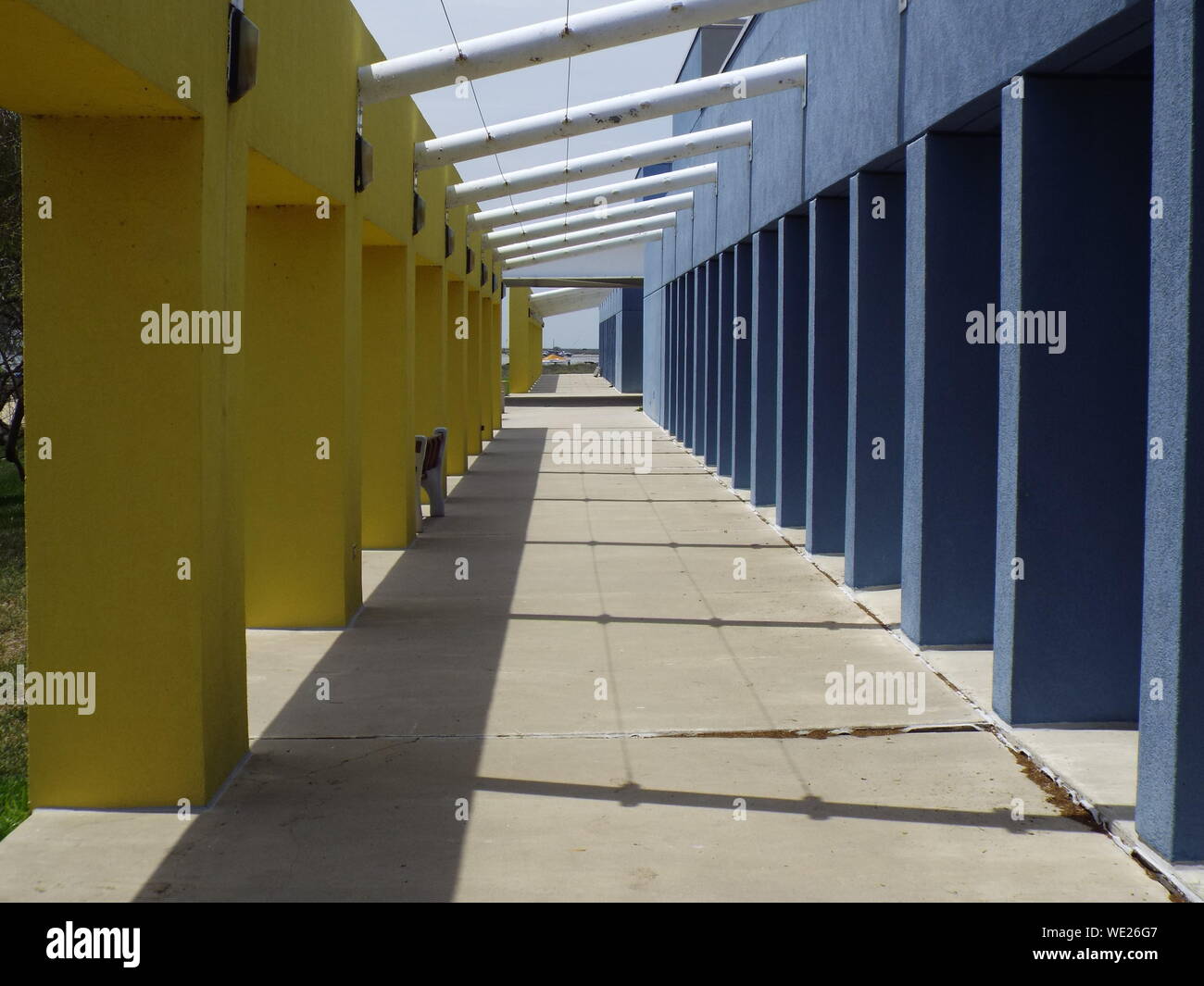 Yellow walkway hi-res stock photography and images - Alamy