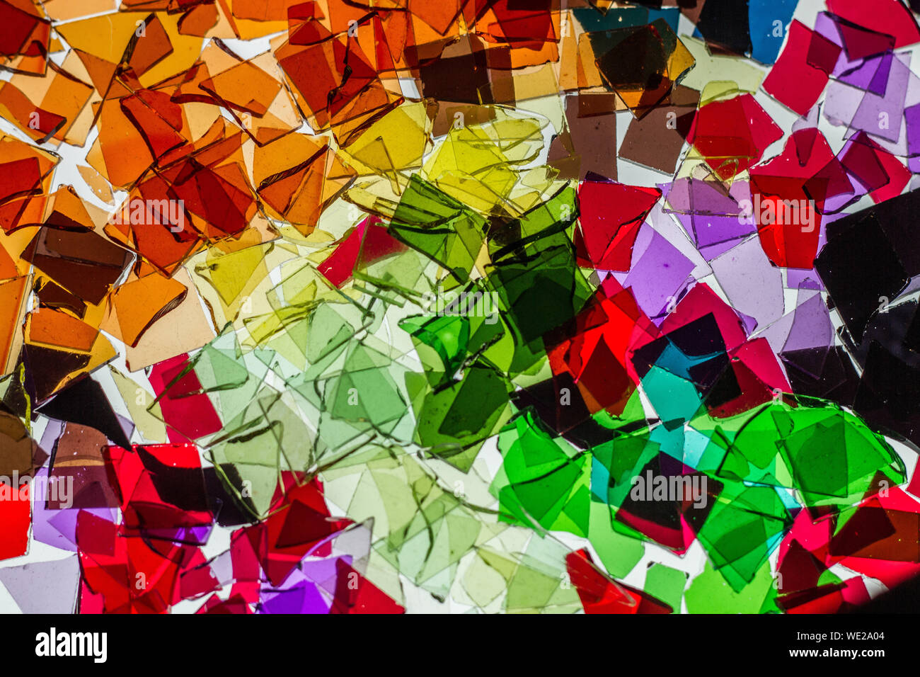 Glass broken colorful hi-res stock photography and images - Alamy