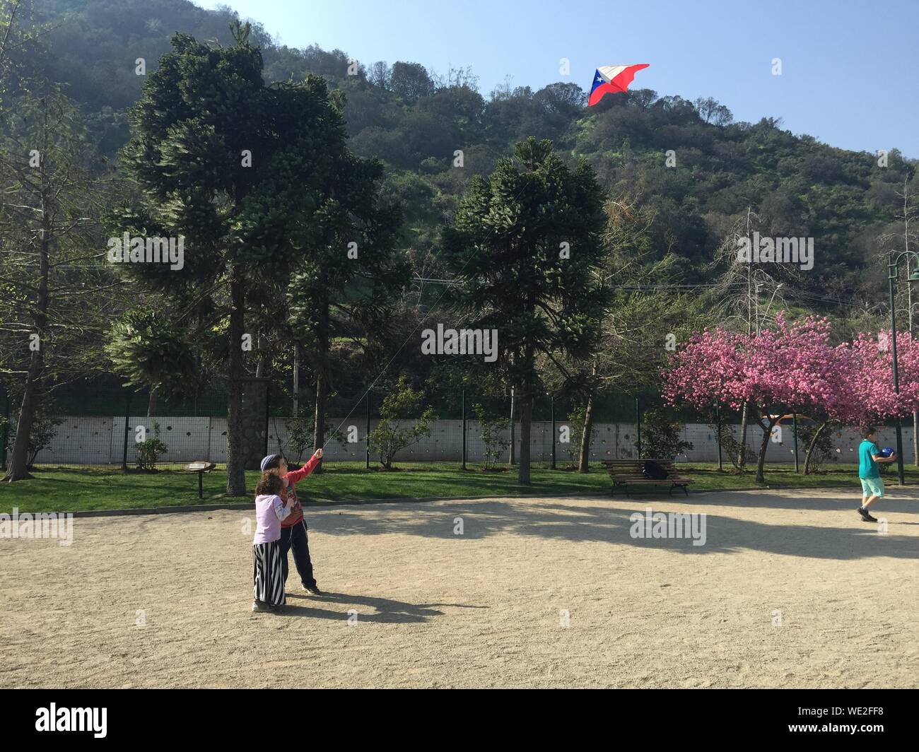 Flying kite friends hi-res stock photography and images - Alamy