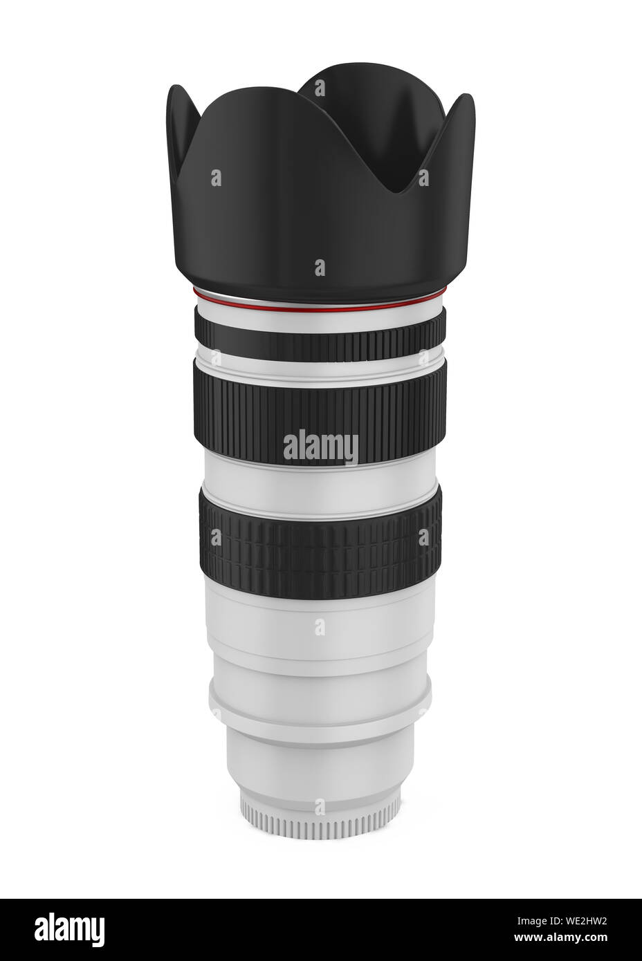 Telephoto Lens Isolated Stock Photo - Alamy