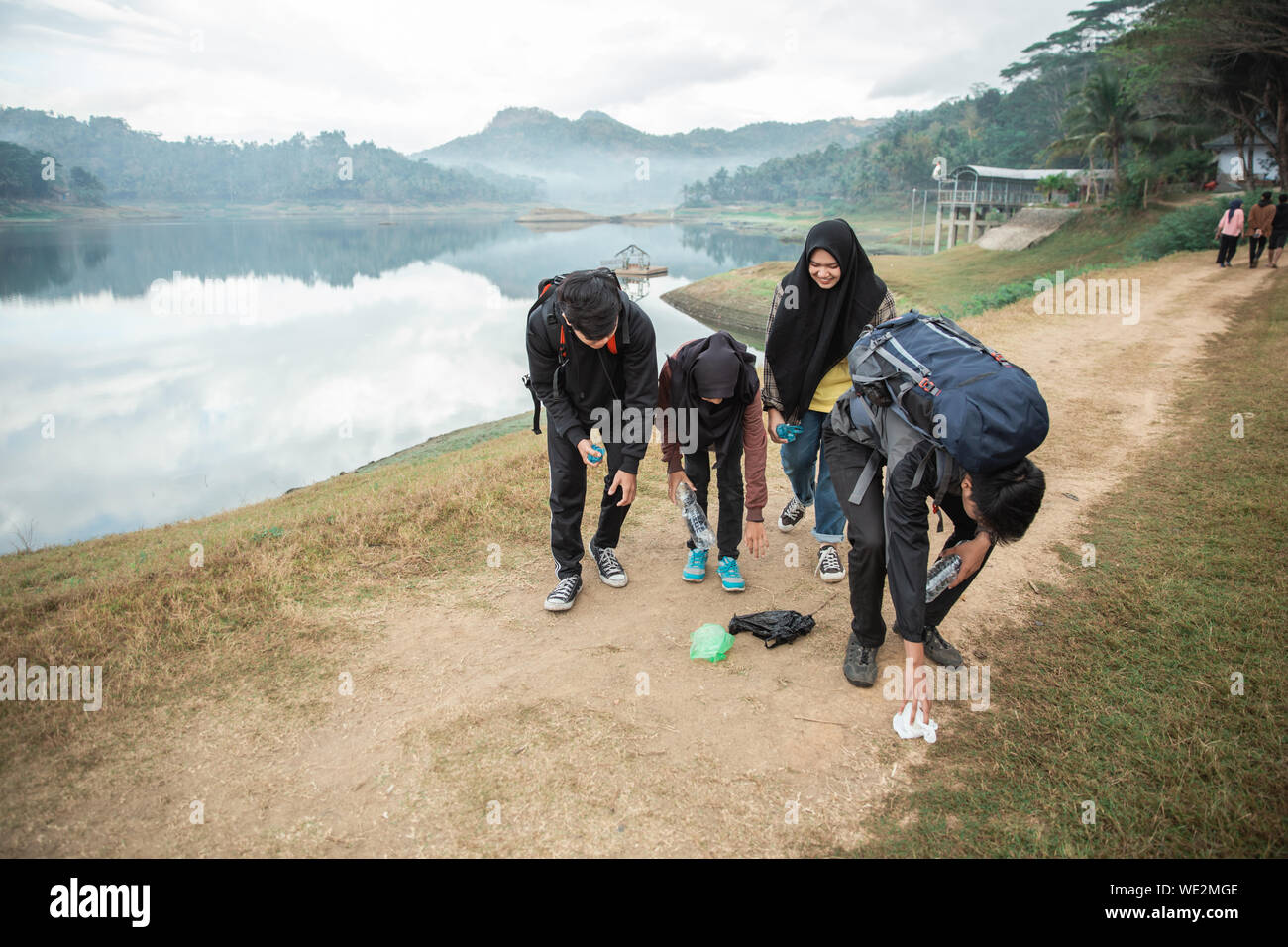 Hikers trash hi-res stock photography and images - Alamy