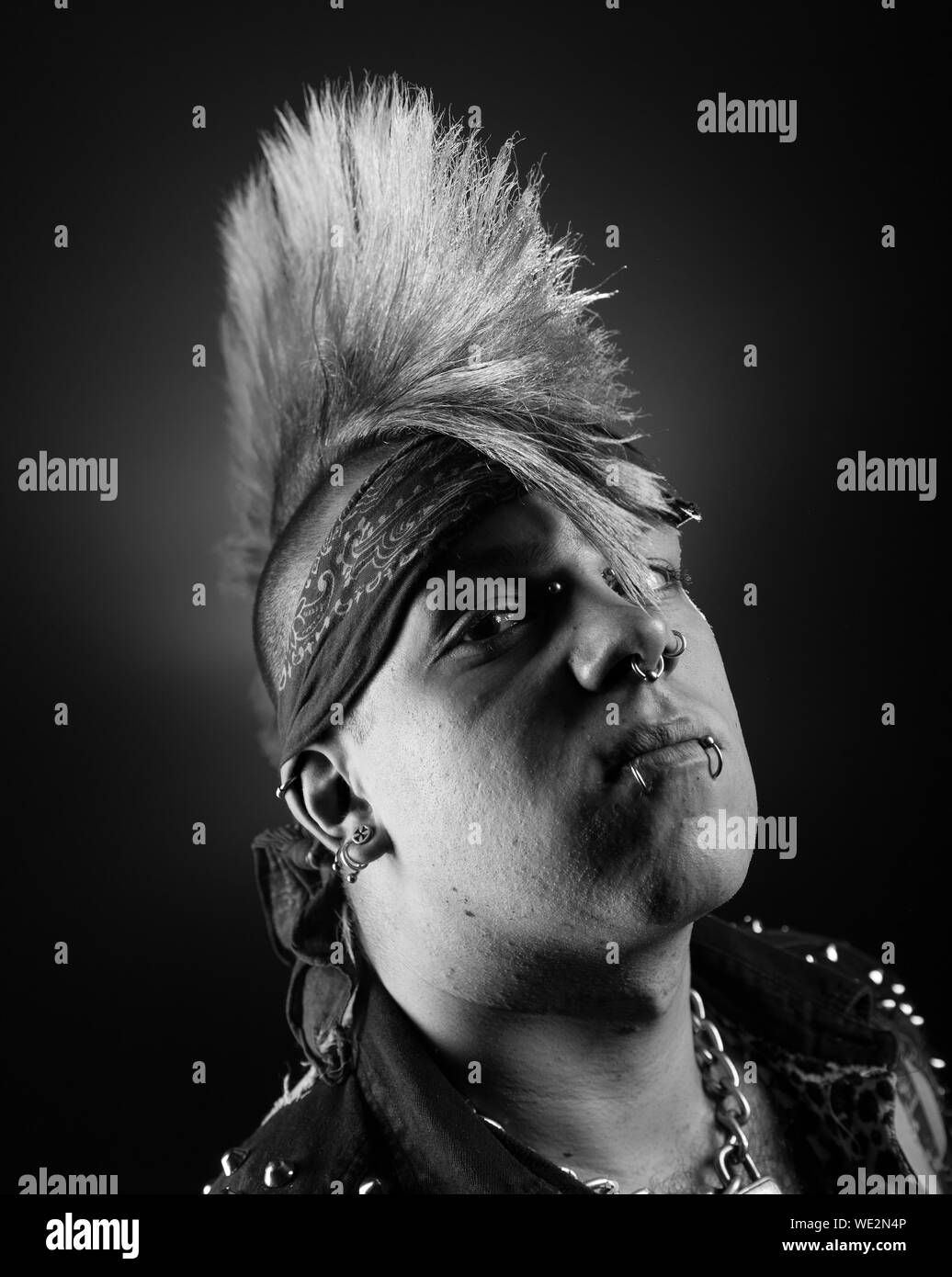 Spiky mohawk hi-res stock photography and images - Alamy