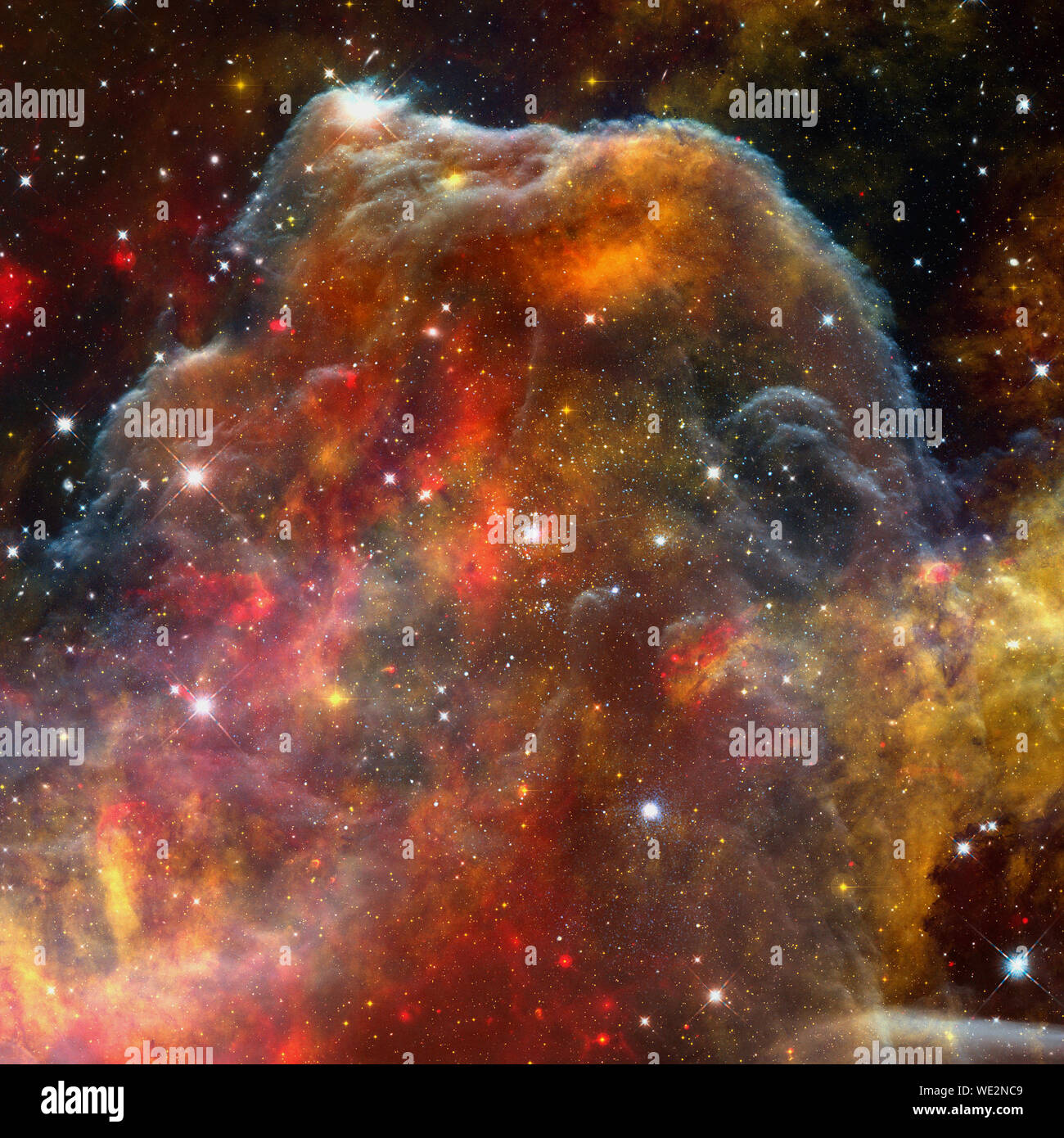 Beauty of endless cosmos. Science fiction wallpaper. Elements of this ...