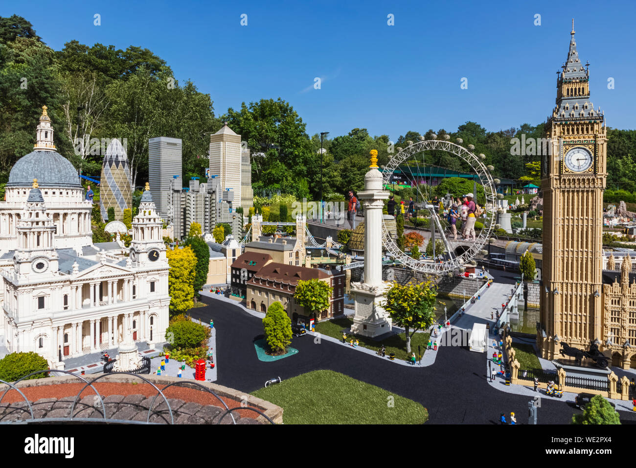 England, Berkshire, Windsor, Windsor Legoland Resort, Lego Models of ...