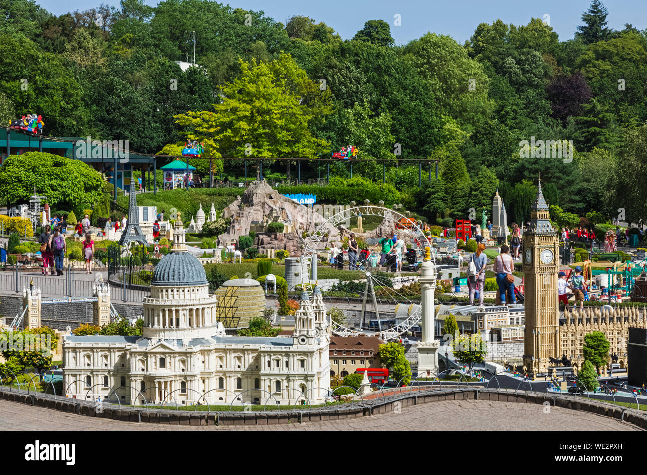 England, Berkshire, Windsor, Windsor Legoland Resort, Lego Models of ...