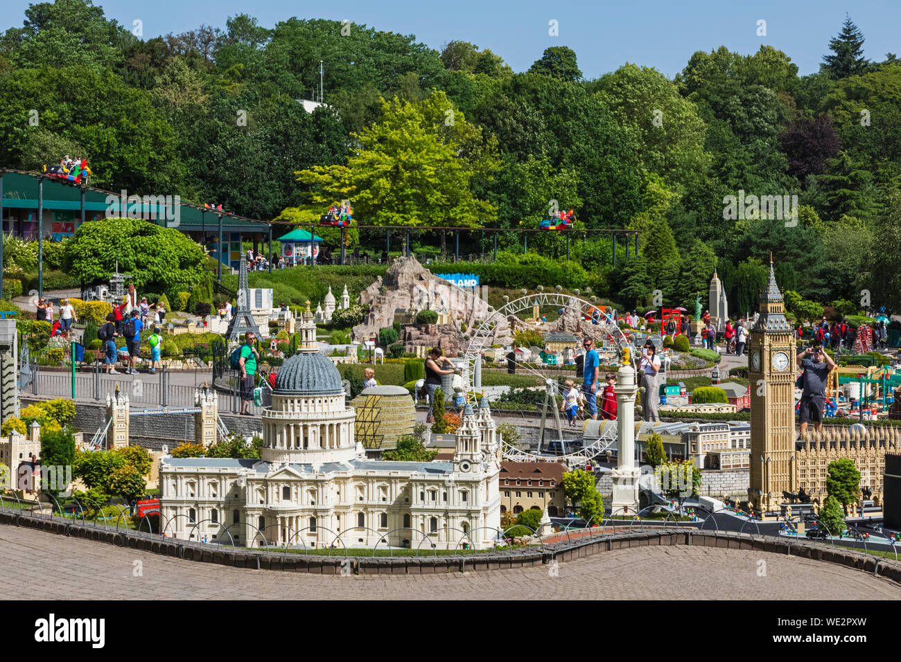 England, Berkshire, Windsor, Windsor Legoland Resort, Lego Models of ...