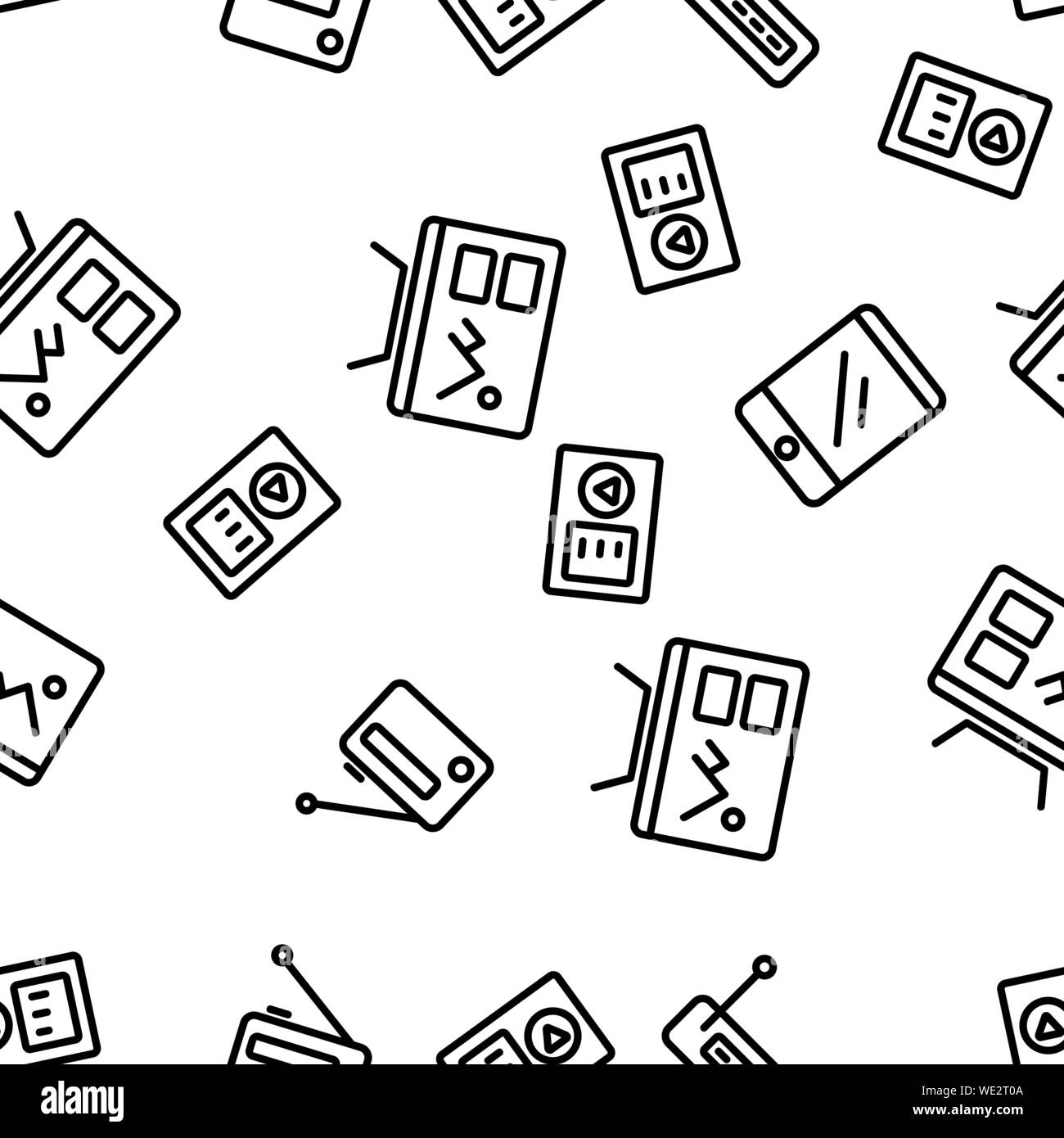Different Devices Seamless Pattern Vector Stock Vector Image & Art - Alamy