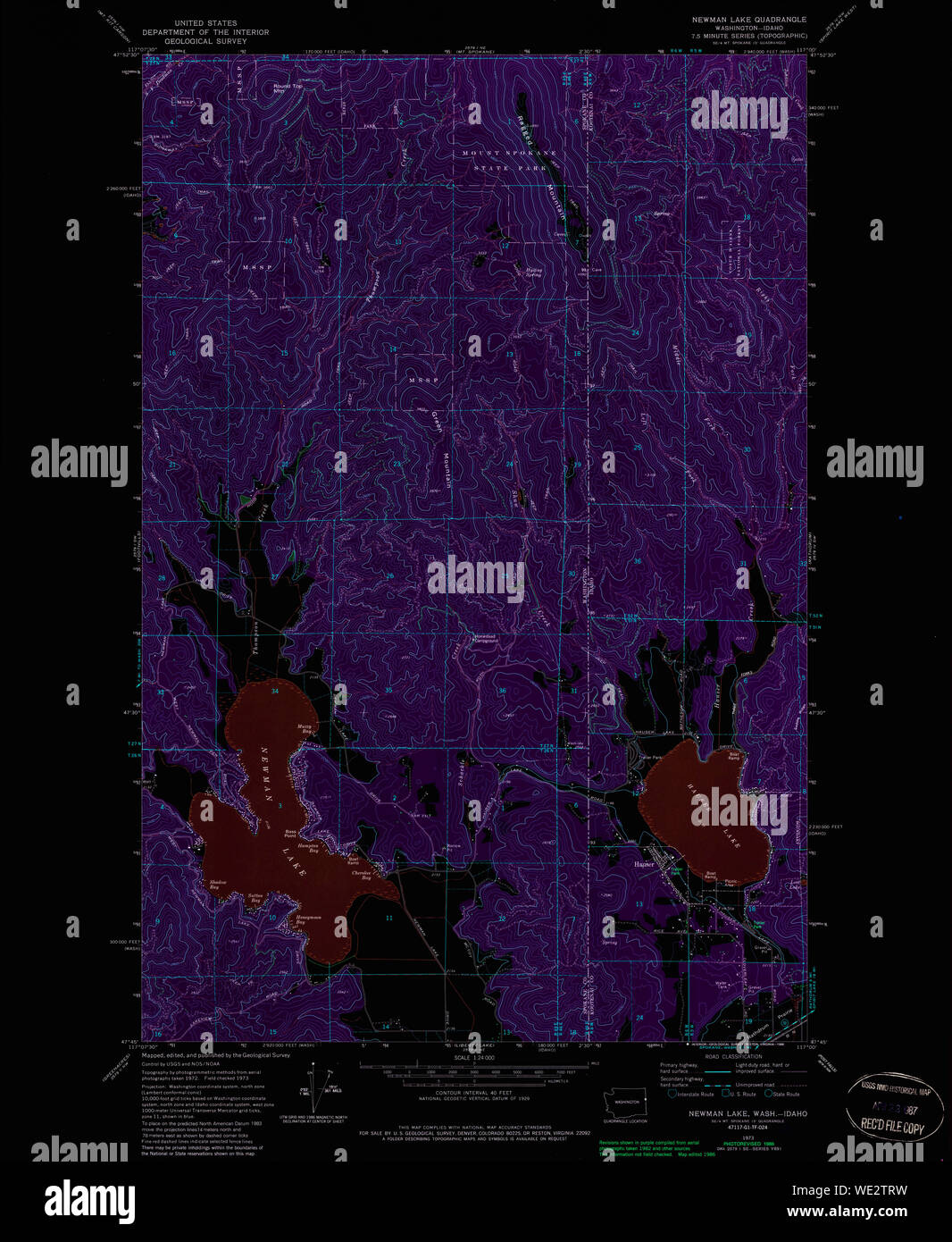 Map of newman hi-res stock photography and images - Alamy