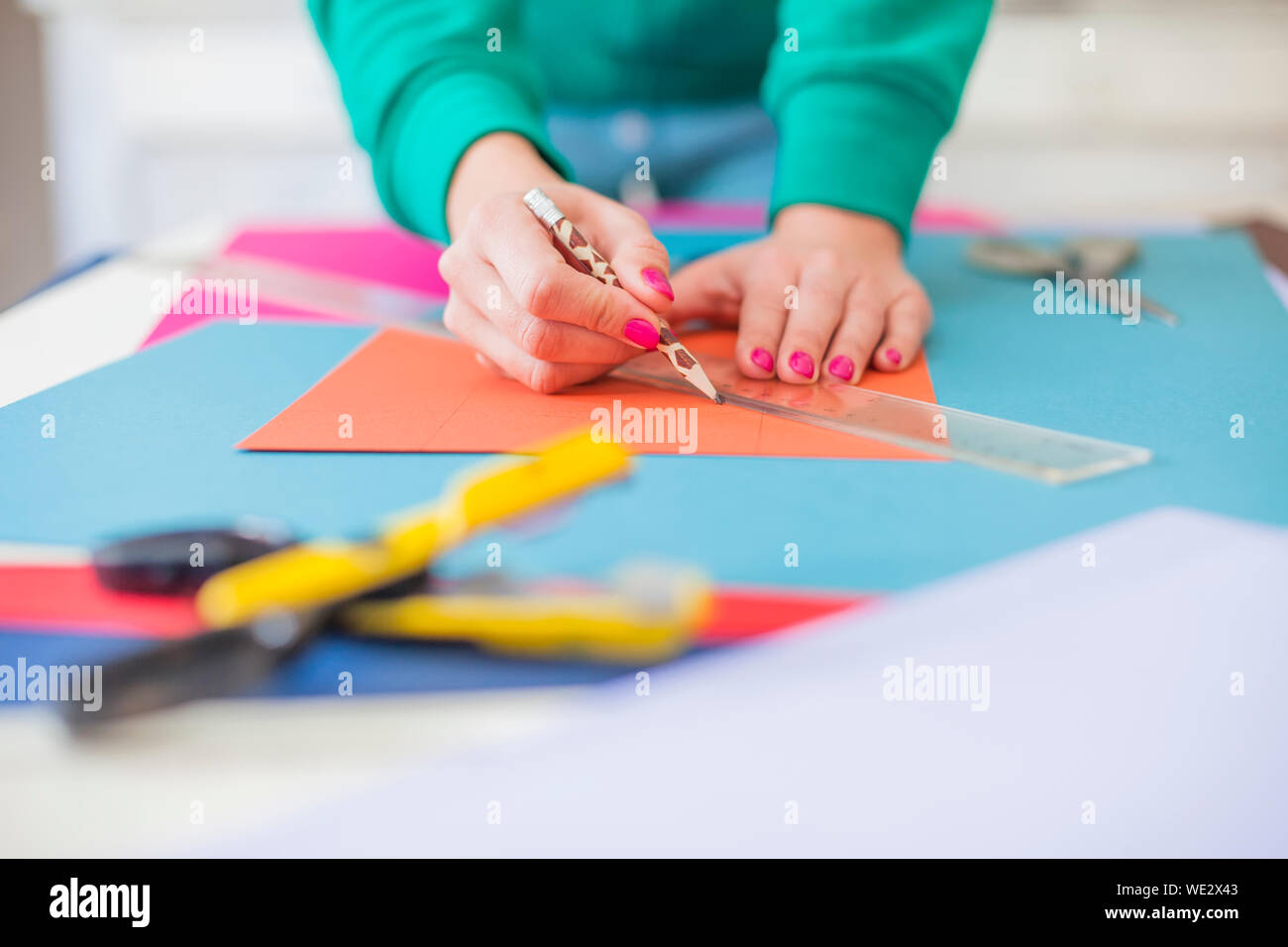 Close Up Drawing Ruler High Resolution Stock Photography and Images - Alamy