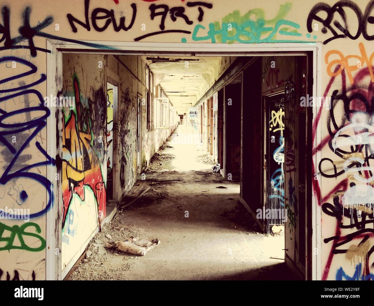 Graffiti Corridor High Resolution Stock Photography and Images - Alamy