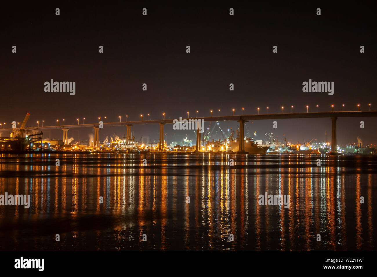 Coronado bridge night hi-res stock photography and images - Alamy