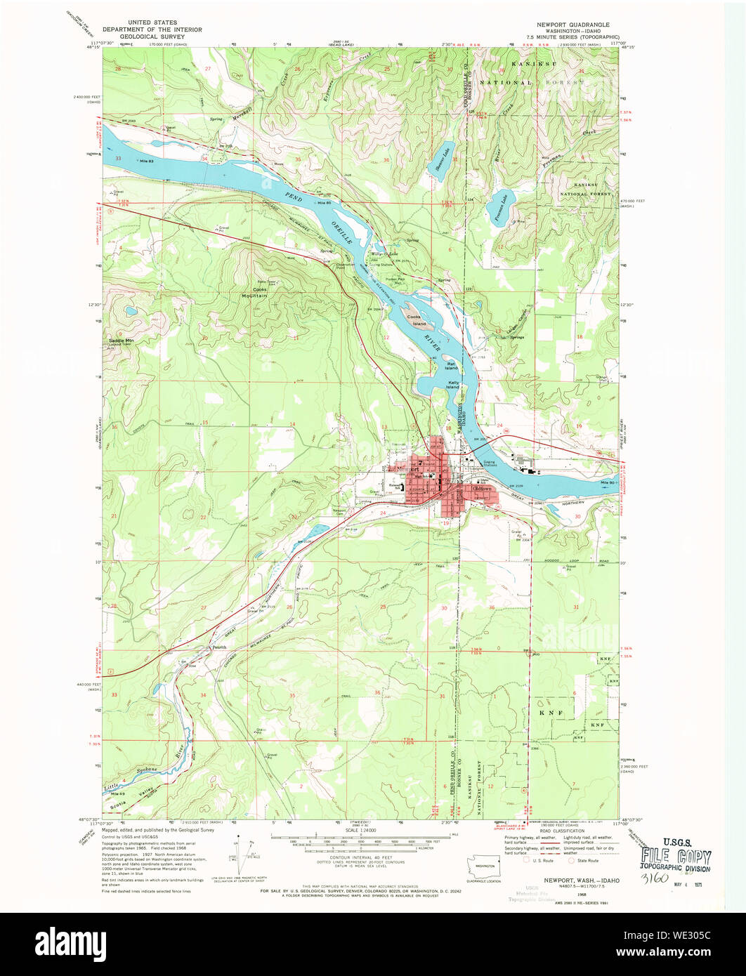 Map of newport washington hi-res stock photography and images - Alamy