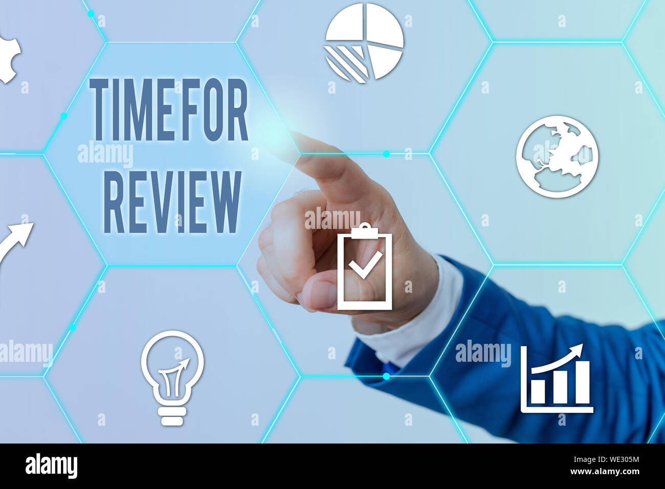 Conceptual hand writing showing Time For Review. Concept meaning review ...
