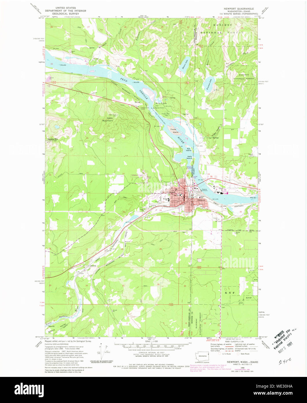 Map of newport washington hi-res stock photography and images - Alamy