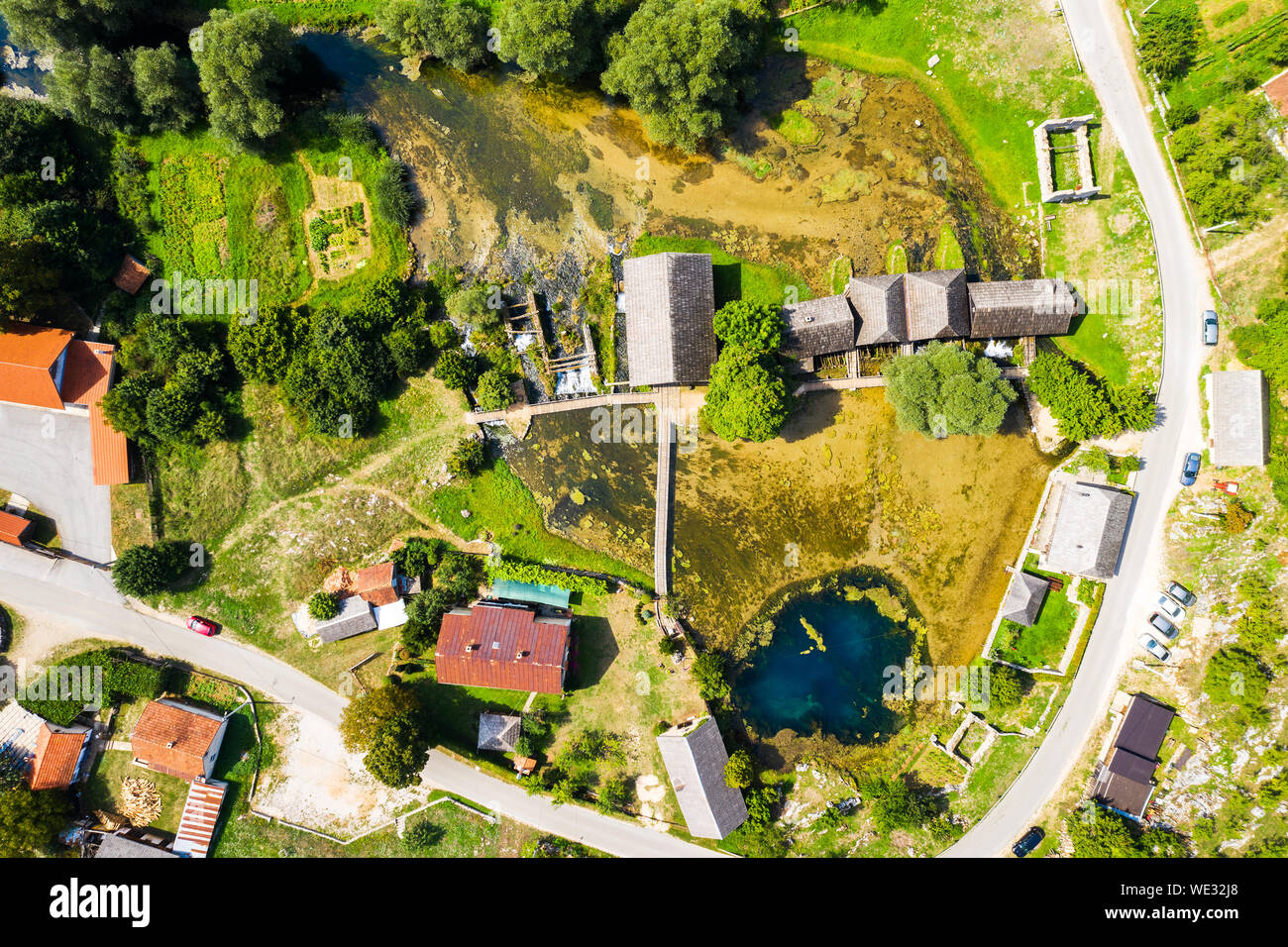 Croatia, region of Lika, Majerovo vrilo river source of Gacka ...