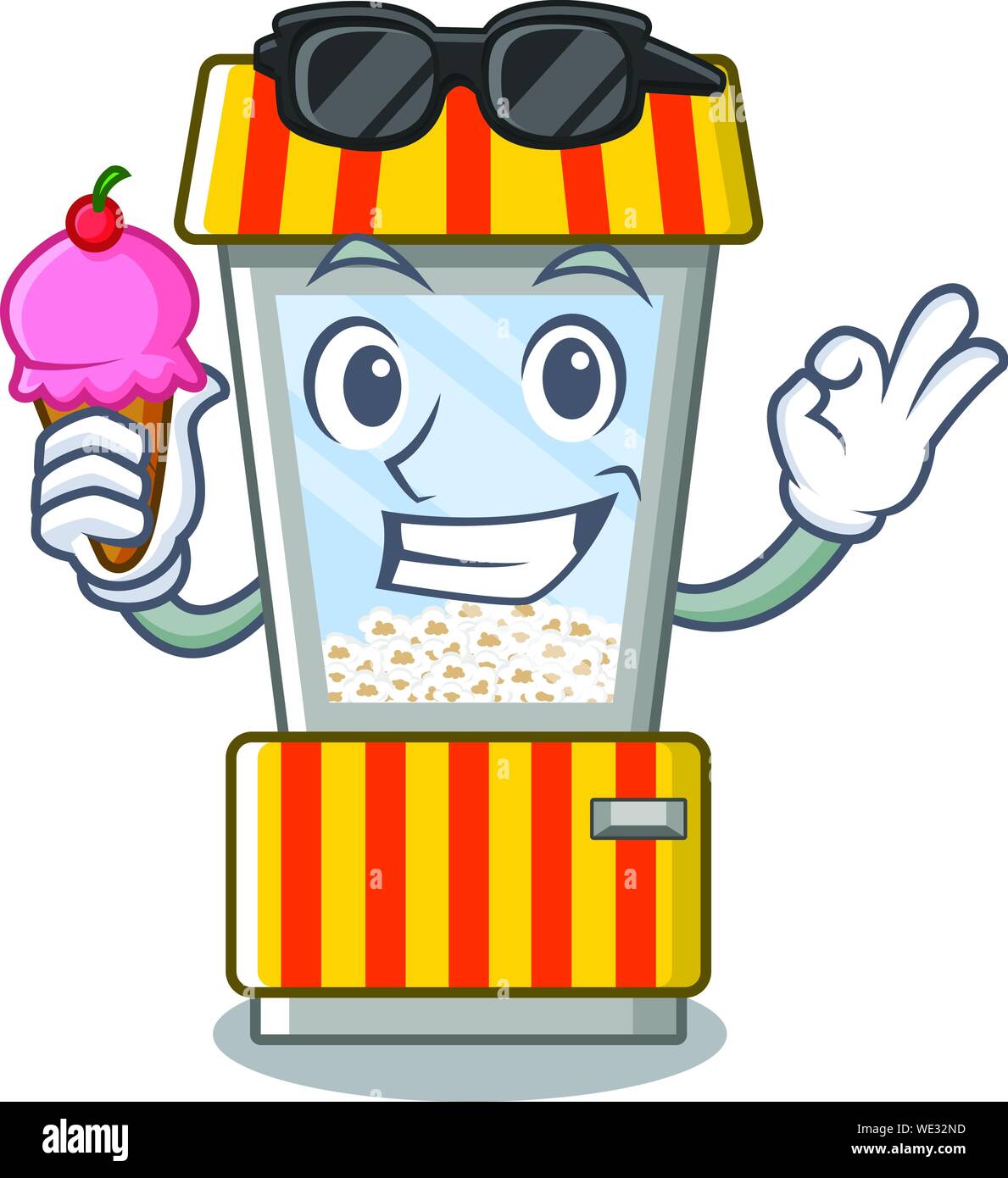 Park ice cream stand Cut Out Stock Images & Pictures - Alamy