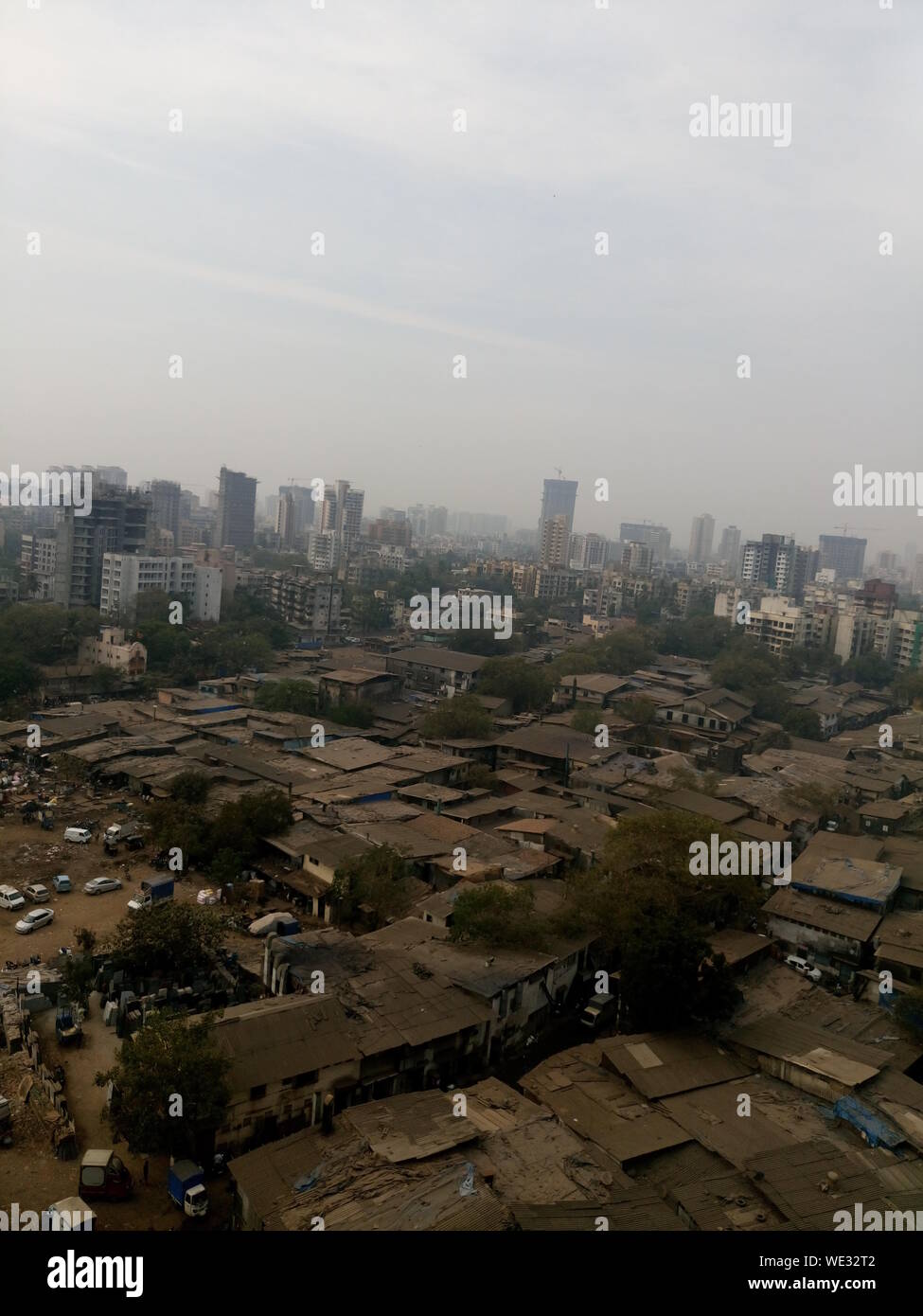 Aerial view of slum hi-res stock photography and images - Alamy