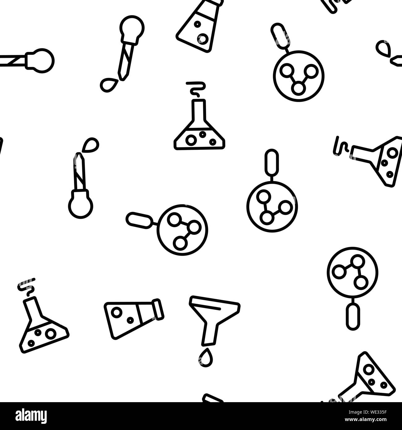 Chemistry Elements Seamless Pattern Vector Stock Vector Image & Art - Alamy