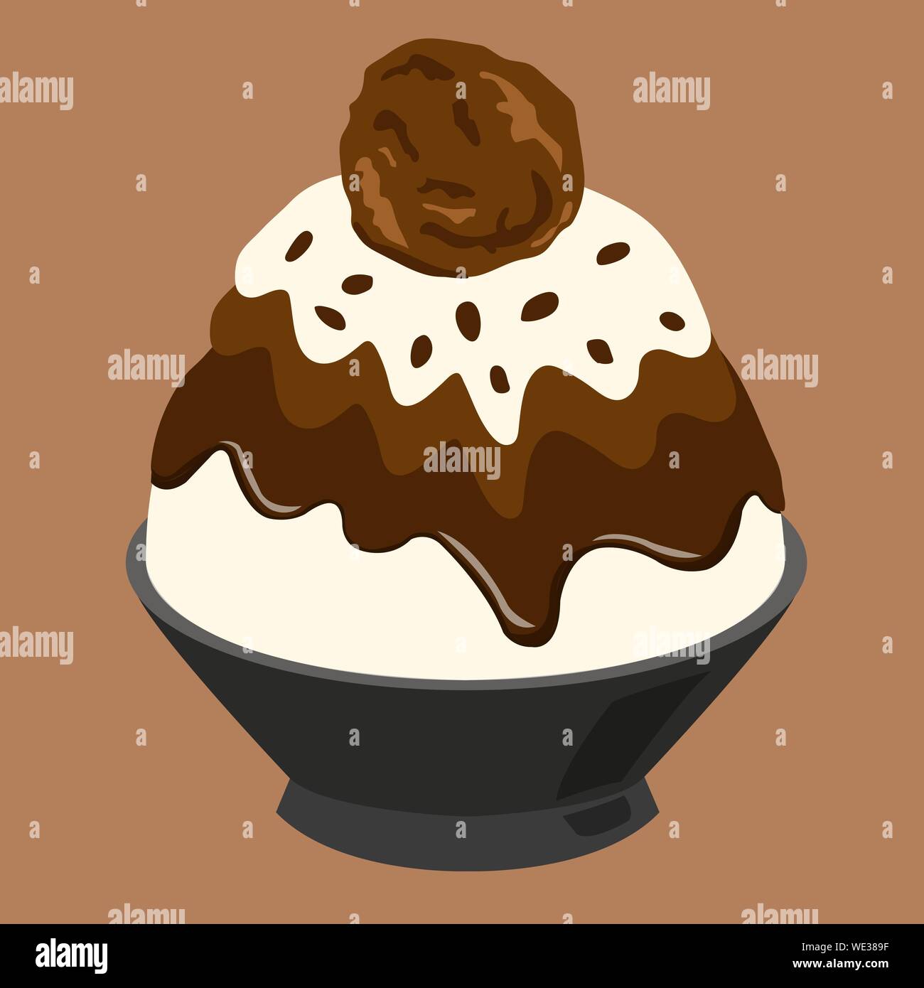 Bingsoo korea Stock Vector Images - Alamy