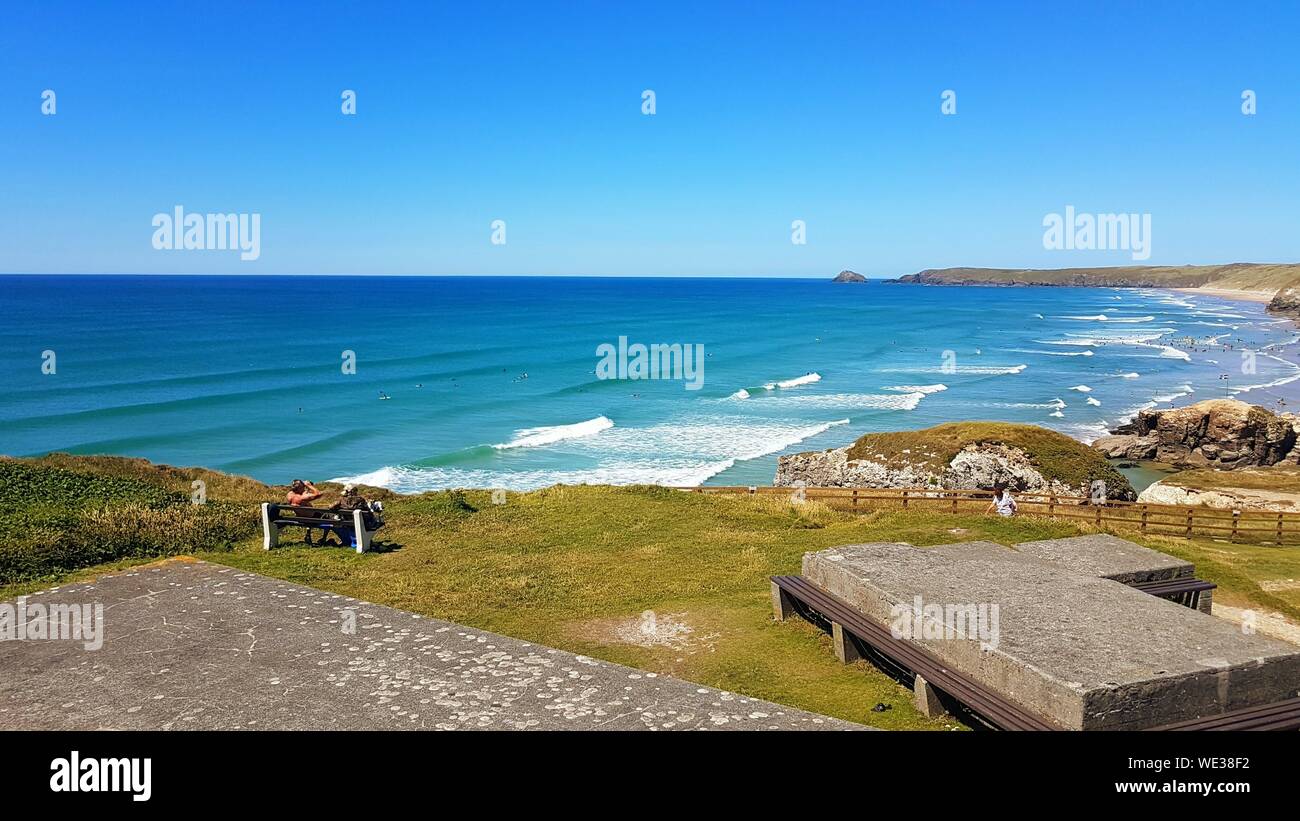 Perranporth Beach High Resolution Stock Photography and Images - Alamy