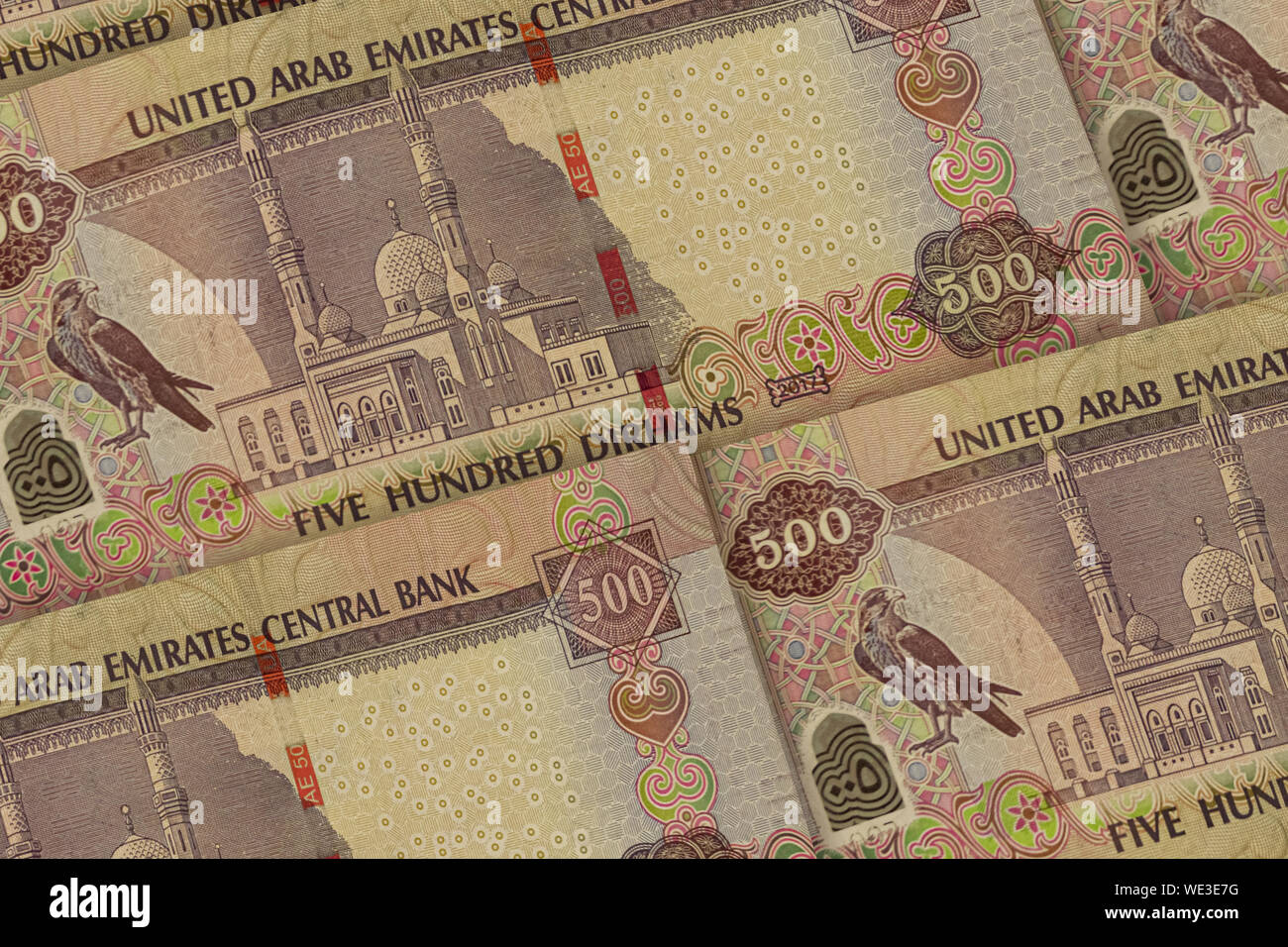 United Arab Emirates currency background. AED pattern. Dubai, Abu Dhabi ...