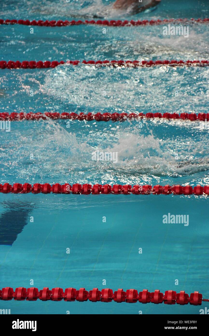 Swimmer diving into pool hi-res stock photography and images - Alamy