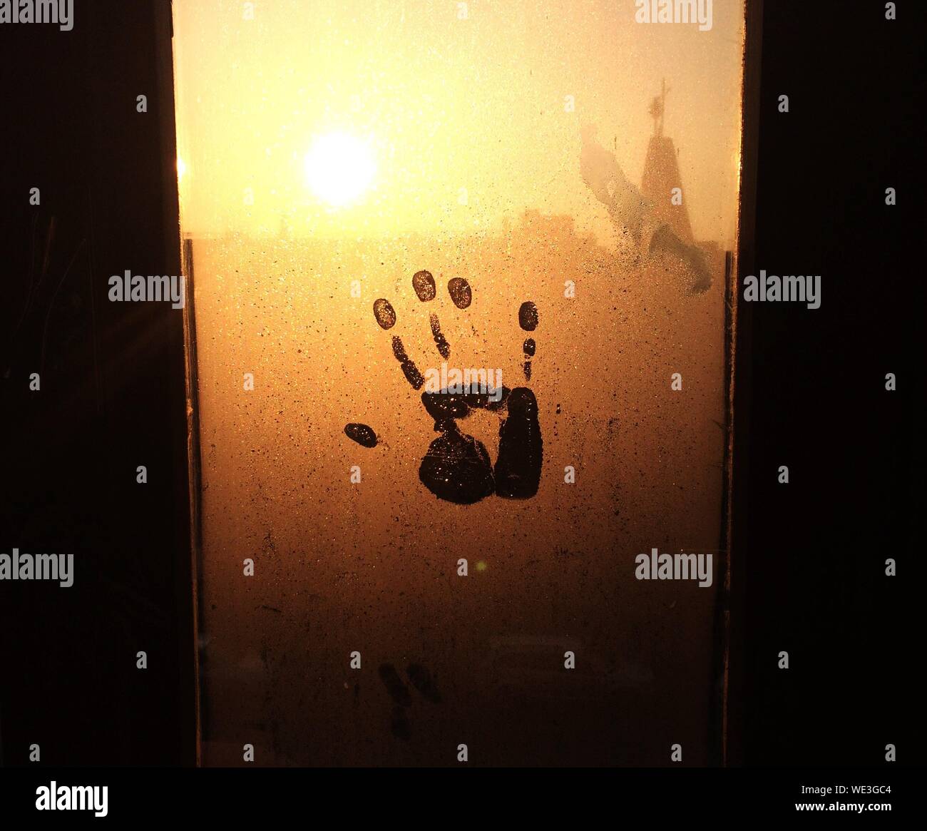 Fingerprint on glass hi-res stock photography and images - Alamy