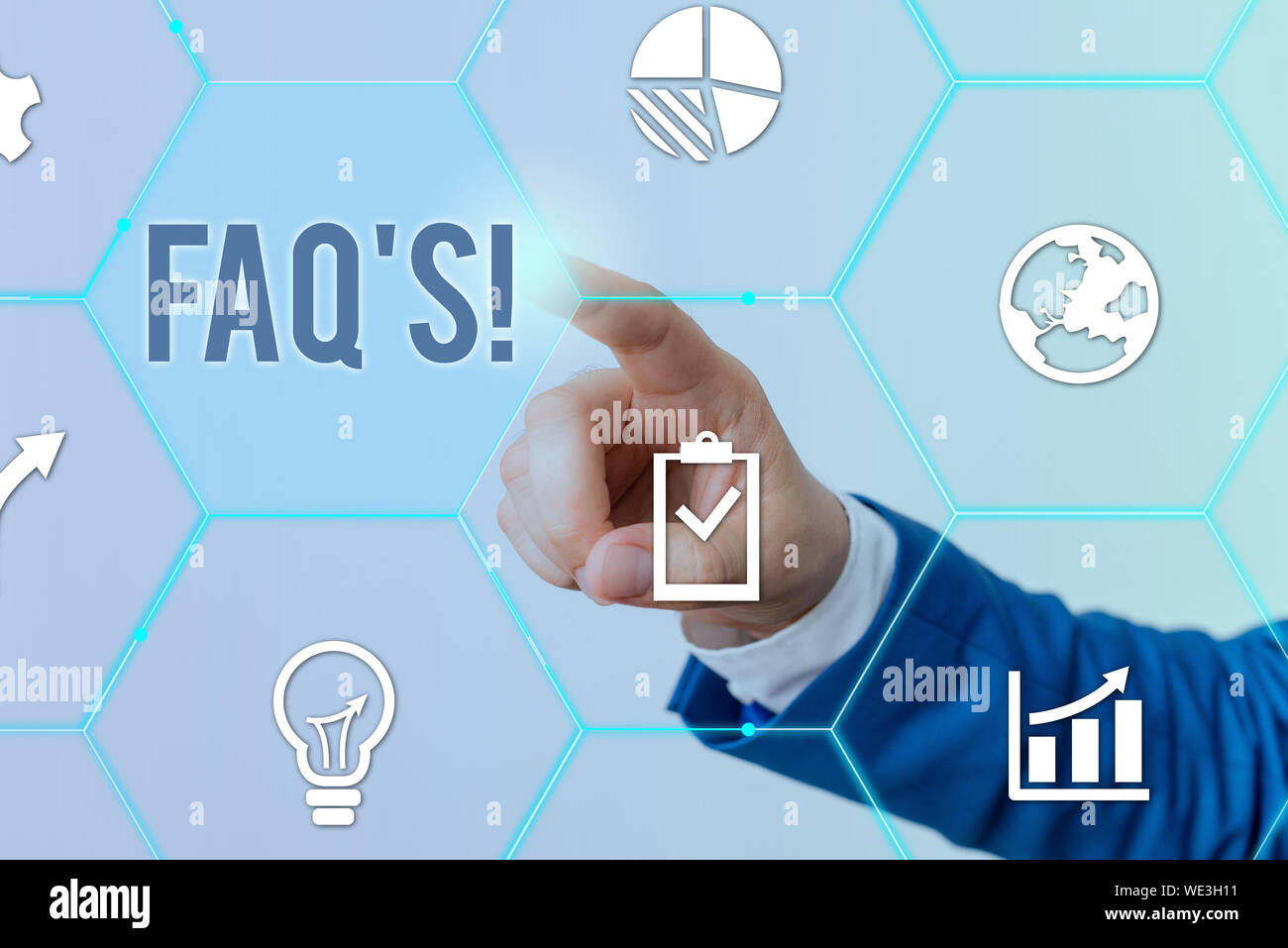 Conceptual Hand Writing Showing Faq S Concept Meaning List Of