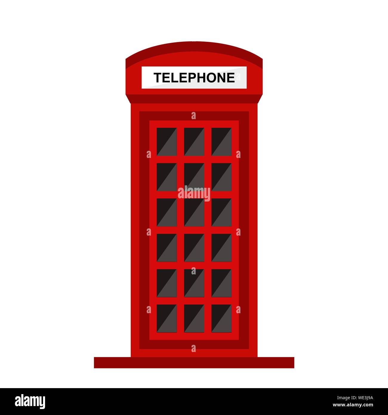 English phonebox Stock Vector Images - Alamy