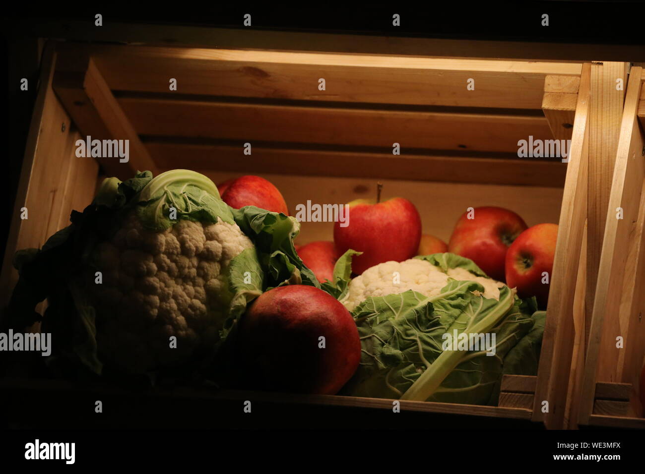 Fruit And Vegetables In Crate High Resolution Stock Photography and ...
