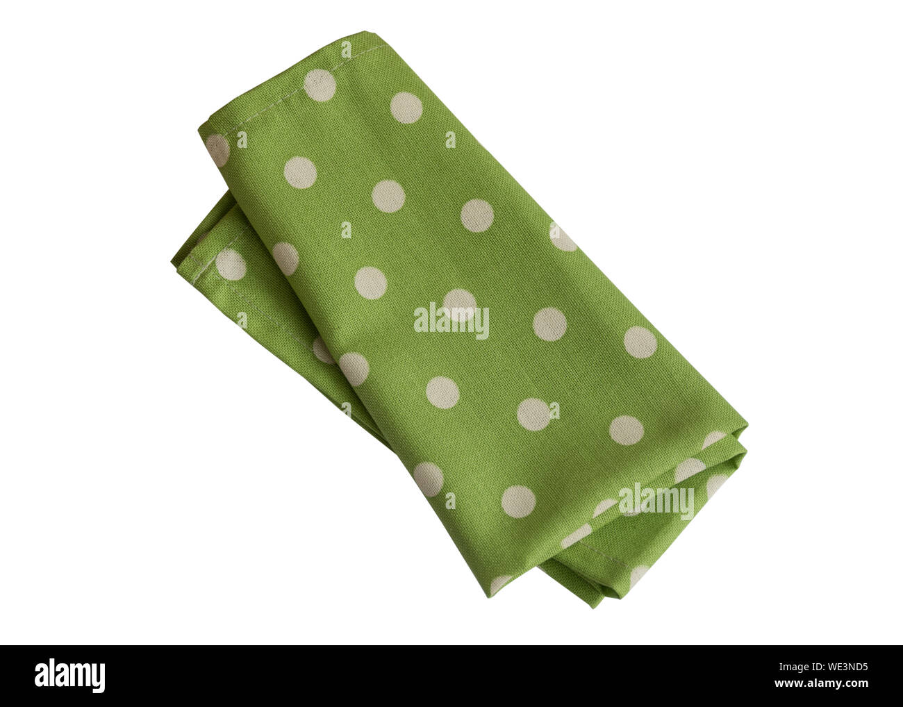 Kitchen fabric napkin isolated on white background. Accessories for ...