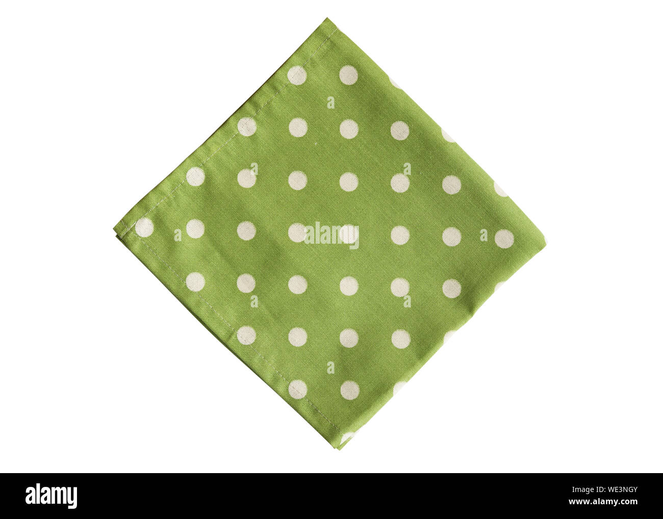 Kitchen fabric napkin isolated on white background. Accessories for ...