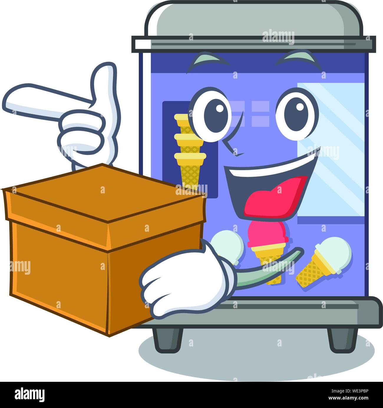 Cream crate Stock Vector Images - Alamy