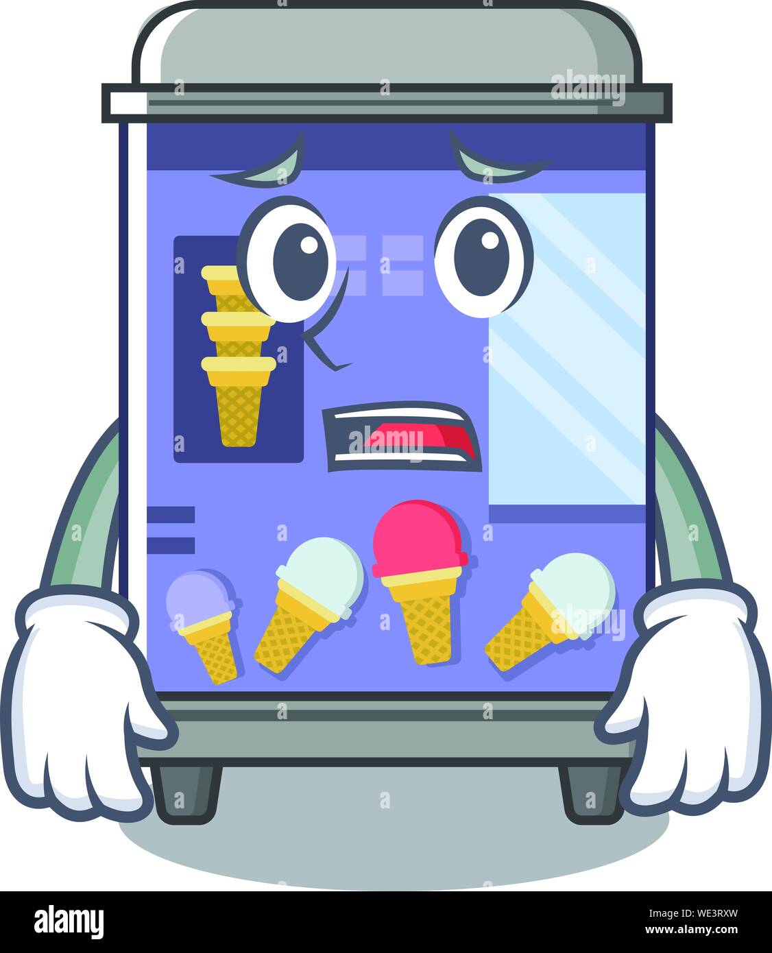 Frozen food vending machine Stock Vector Images - Alamy